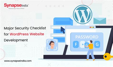 Major Security Checklist For WordPress Website Development SynapseIndia