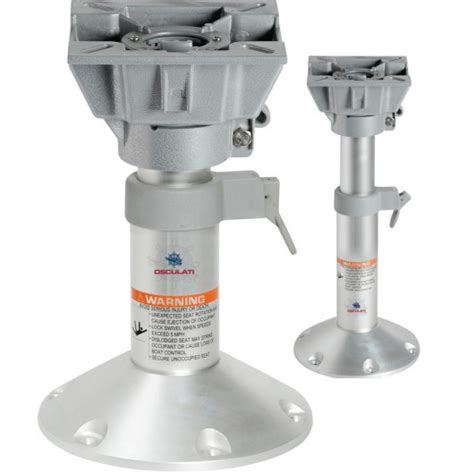 Accastillage accessoire Nautique bateau OSCULATI pied de siège Alu