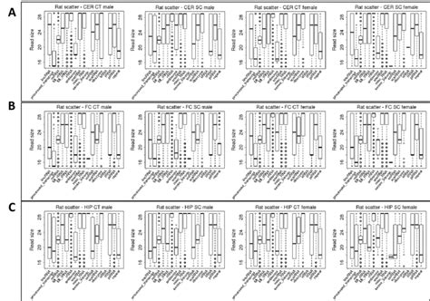 Differences In The Size Of The Reads Mapping To Different Ncrnas In The