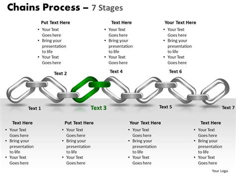 Chains Process 7 Stages Powerpoint Slides And Ppt Templates 0412 PowerPoint Slides Diagrams