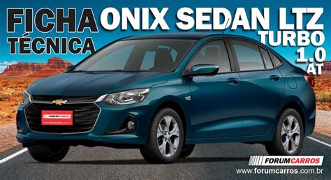 Chevrolet Onix Sedan LT 1 0 2020 FICHA TÉCNICA