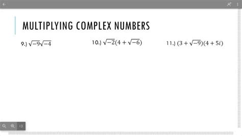 Multipying Complex Numbers
