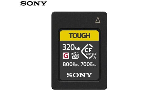 索尼新款 Cfexpress Type A 存储卡上架：320gb 售价 4959 元视频认证all Intra
