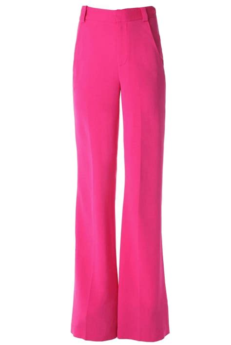 Alice Olivia High Waist Wide Leg Pant In Purple Pink Lyst