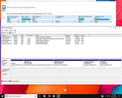 partitions in macrium and disk management solved windows 10 forums
