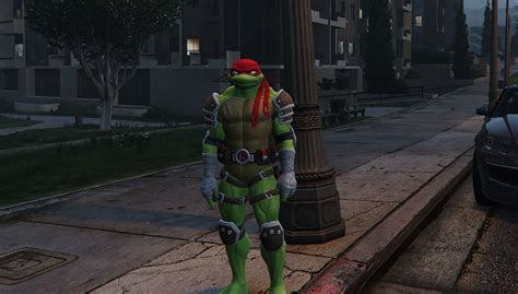 Raphael Tmnt Fortnite Add On Ped V10 Gta 5 Mod