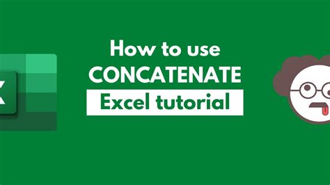 How To Use Concatenate Excel For Dummies Youtube