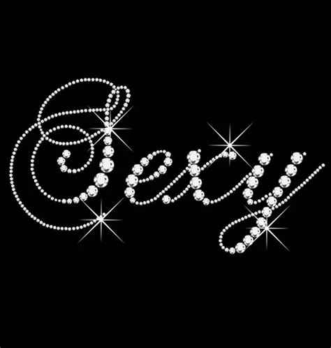 Sexy Word With Diamonds Bling Bling — Stock Vector © Glopphy 11419802