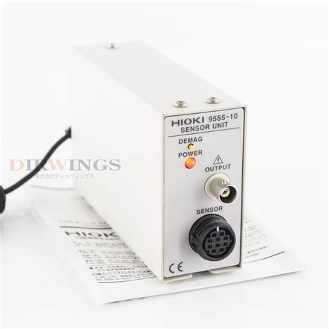 Dw Used 8日保証 校正2025年7月まで有効 Hioki 9555 10 Sensor Unit センサーユニット センサユニット