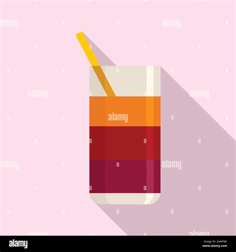 Cocktail Party Glass Icon Flat Illustration Of Cocktail Party Glass
