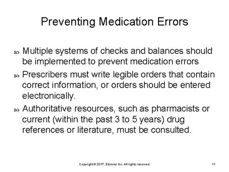 Chapter Medication Errors Preventing And Responding Copyright