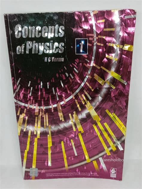 Concept of Physics by H.C Verma Part – I - Naresh Old Books Seller & Purchaser