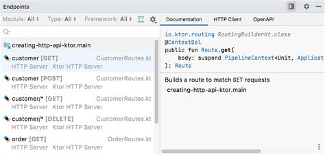 Ktor Intellij Idea Documentation