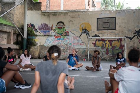Favela Street Welcome To The Game Of Your Life Rio De Janeiro Brazil