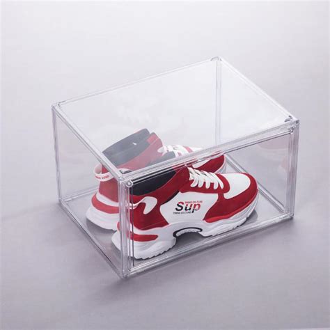 12 Packs Clear Acrylic Stackable Shoe Storage Boxes Bvbox®