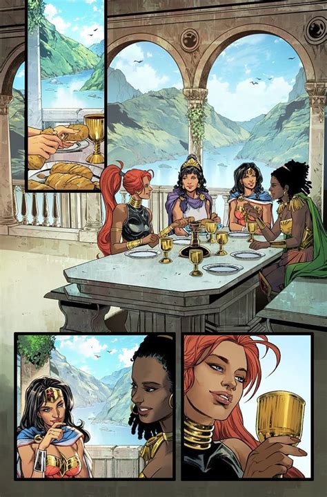 Amazons From Temyscera Dc Comics Superheroes Dc Comics Facts Dc