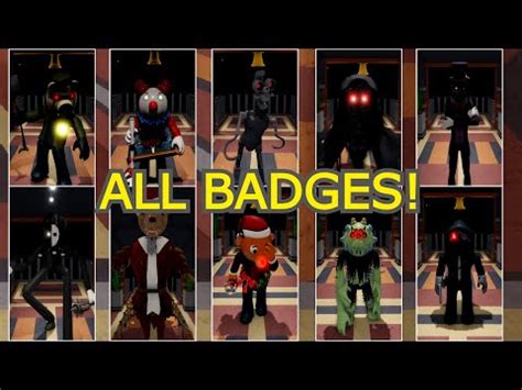 How To Get ALL 37 BADGES MORPHS SKINS In ACCURATE PIGGY RP THE