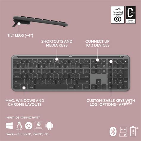 LOGITECH K950 Signature Slim Wireless Keyboard – Kaira Global (Singapore)