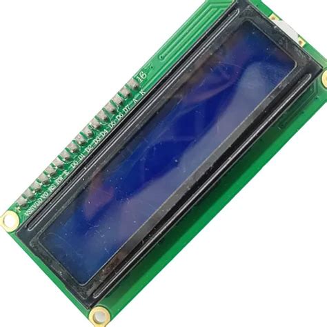 Display Lcd 16x2 1602 Modulo I2c Soldado E Backlight Azul Nf à Venda Em