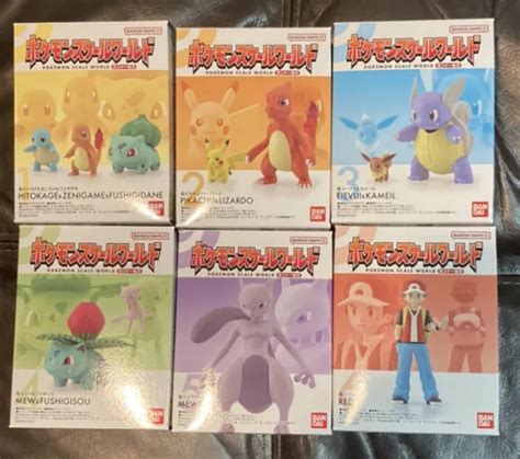 Bandai Pokemon Scale World Kanto Region Complete Set Pokémon Pocket