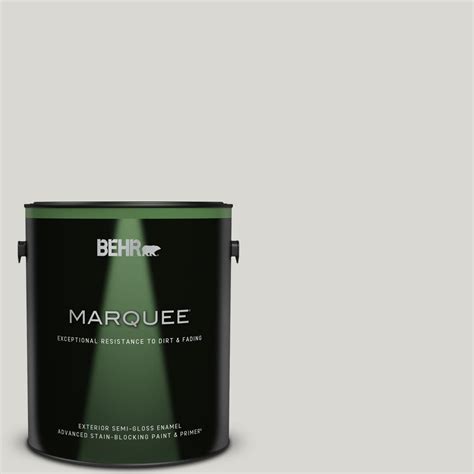 Behr Marquee 1 Gal N360 1 Seagull Gray Semi Gloss Enamel Exterior