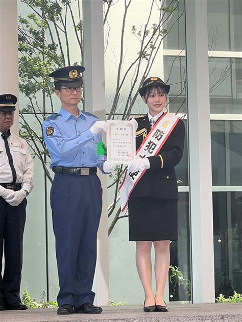 📸 画像：森山未唯＜世代を超えた防犯フェスタ 〜みんなで学ぼうくらしの安全〜＞横浜市役所 アトリウム（2024年6月1日）｜『水ダウ』で話題と