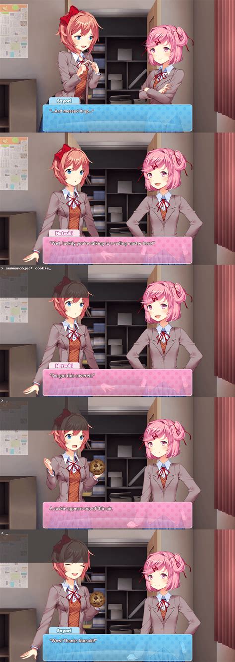 Console Cookie Conundrum R Ddlc