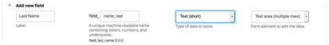 Ux When Adding A New Text Short Field The Textfield Widget Should