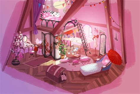 Marinette Bedroom Anime Room Miraculous Ladybug Fan Art Art Room