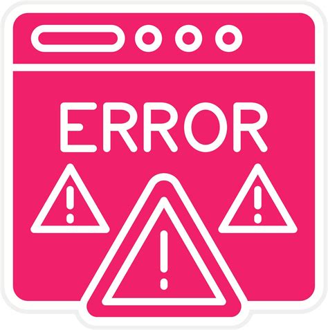 Error Vector Icon Style 22440517 Vector Art At Vecteezy