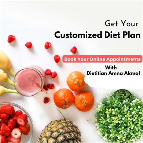 Create Customized Diet Plan For You By Amnaakmal582 Fiverr
