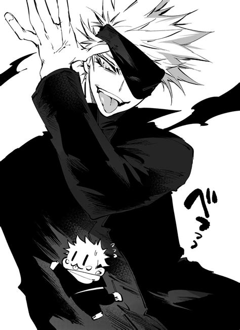 Gojou Satoru And Itadori Yuuji Jujutsu Kaisen Drawn By Wl6yugi8go1