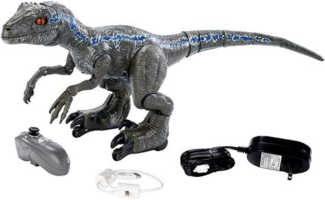 Ultimate Jurassic World Toy Revealed Blue Remote Control Raptor Paleontology World