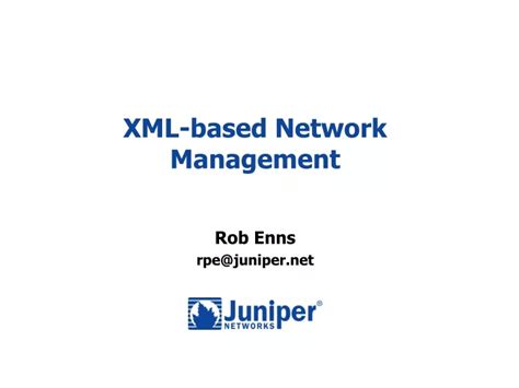 Ppt Xml Based Network Management Powerpoint Presentation Free