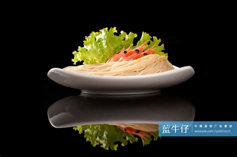海鲜面特写 蓝牛仔影像 中国原创广告影像素材