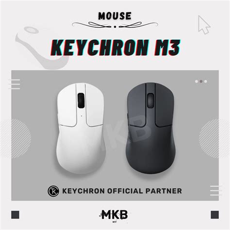 [ready stock] keychron m3 and m3 mini wireless mouse 1k 4khz ultra
