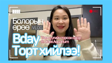 Сөүлд жирэмсэн ээжㅣЖирэмсэн 28week ㅣХүүгийн Bday торт хийх аргаㅣcoex