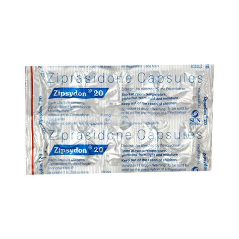 Zipsydon 20mg Capsule 10s Buy Medicines Online At Best Price From