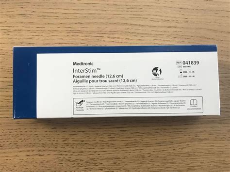 New Medtronic 041839 Interstim Foramen Needle 126cm 2box