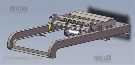 垃圾桶 垃圾桶提升机solidworks模型 机械工具模型下载 摩尔网CGMOL