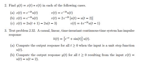 Solved 2 Find Ytt In Each Of The Following Cases Rt