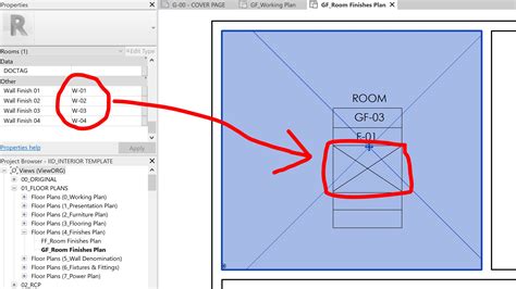 Solved Room Tag With Custom Wall Finish Labels And Shared Parameters