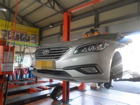 현대 Lf소나타 택시 제동시 진동소음밀림떨림으로 디스크 정밀연마 및 패드교환 김해북부동활천동안동지내동삼방동진영장유 정비소카센타대성카정비튜닝