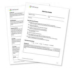 Free HR Templates HR Partner