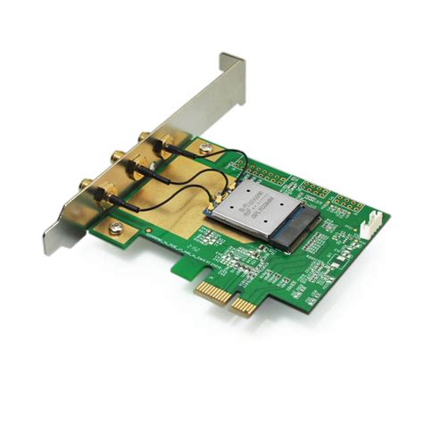 کارت آداپتور شبکه بی سیم رومیزی 80211ax Bt52 کارت Wifi 6e Pci Express