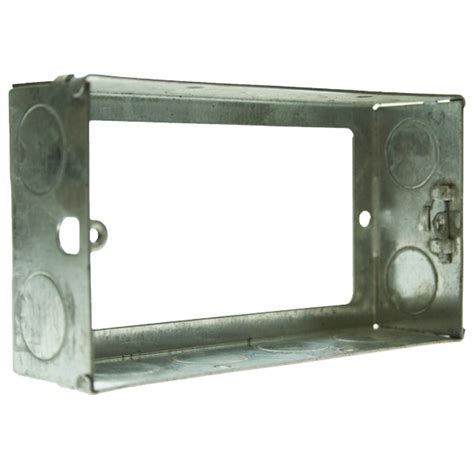 Appleby 35mm Double Flushed Metal Extension Box At Uk Electrical Supplies