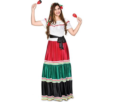 Disfraz De Mexicana Deluxe Para Mujer