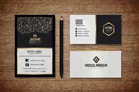Premium Photo Doublesided Creative Business Card Template Portrait