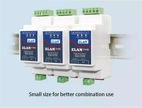 Bộ chuyển đổi tín hiệu truyền thông RS485 sang Ethernet TCP IP ZLAN5143D Linh kiện Smart