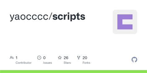 GitHub Yaocccc Scripts